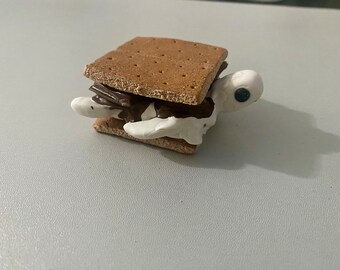 S'mores Polymer Clay Turtle - Etsy