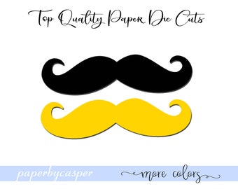 Mustache Cut Out | Etsy