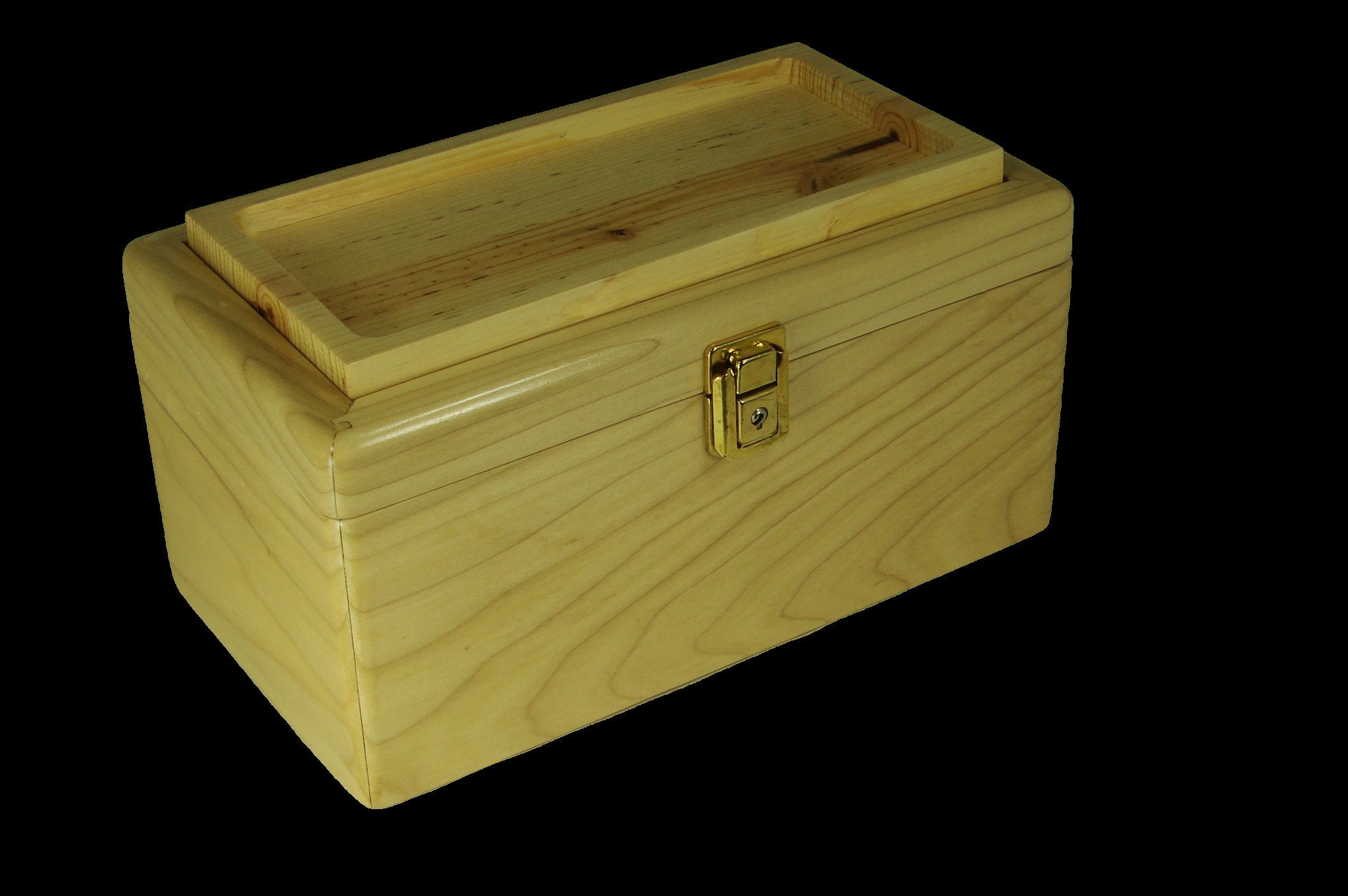 THE BROADMOOR Locking Stash Box, Made Out of Colorado Aspen/large Stash ...