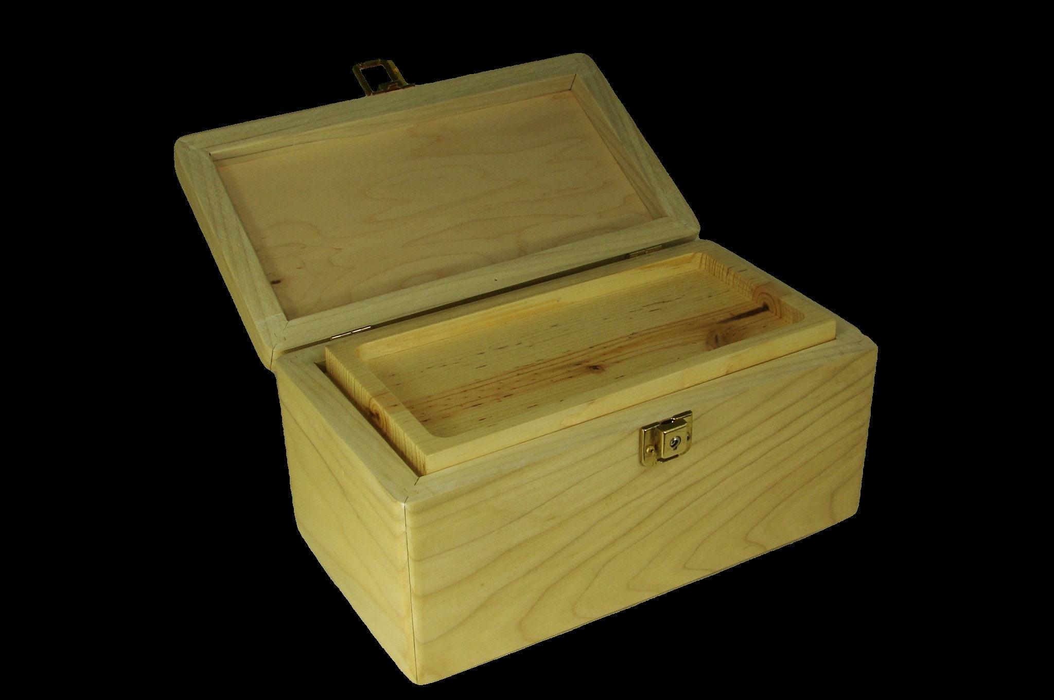 THE BROADMOOR Locking Stash Box, Made Out of Colorado Aspen/large Stash ...
