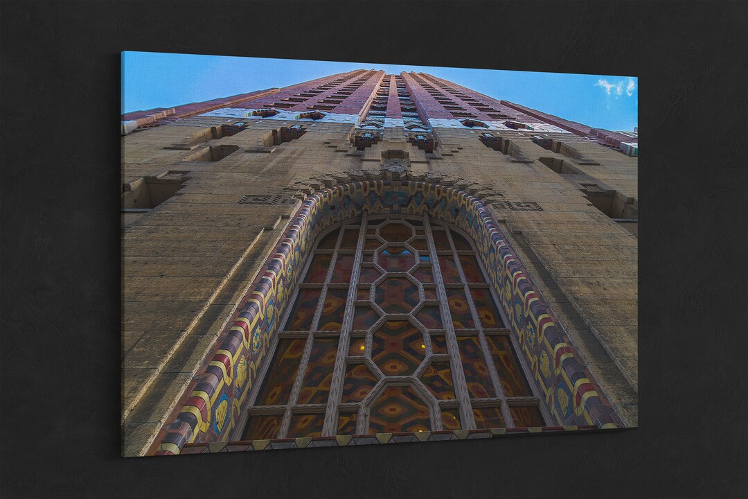 Canvas Wrap - Color Detroit Downtown Guardian Building - Horizontal ...