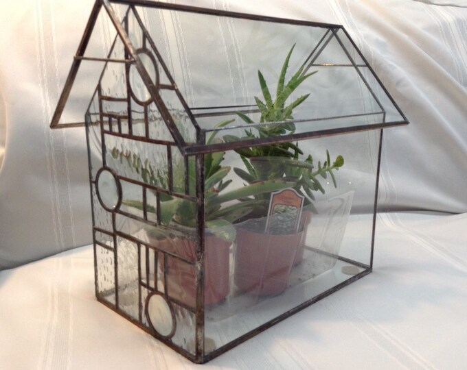 Stained Glass Terrarium Prairie Design - Etsy