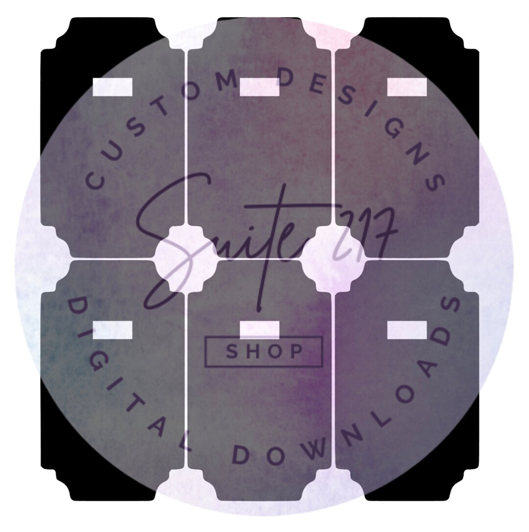 Badge Reel Packaging Template PNG Digital Download - Etsy