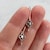 Extra Small Sterling Silver Flower Earrings on Lever Backs, Petite ...
