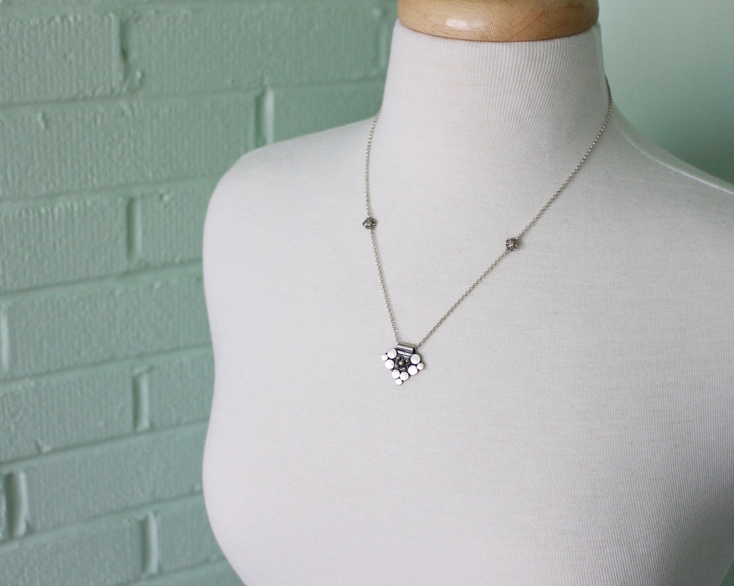 Balinese Sterling Silver Pendant Necklace, Bali Jewelry, Modern ...