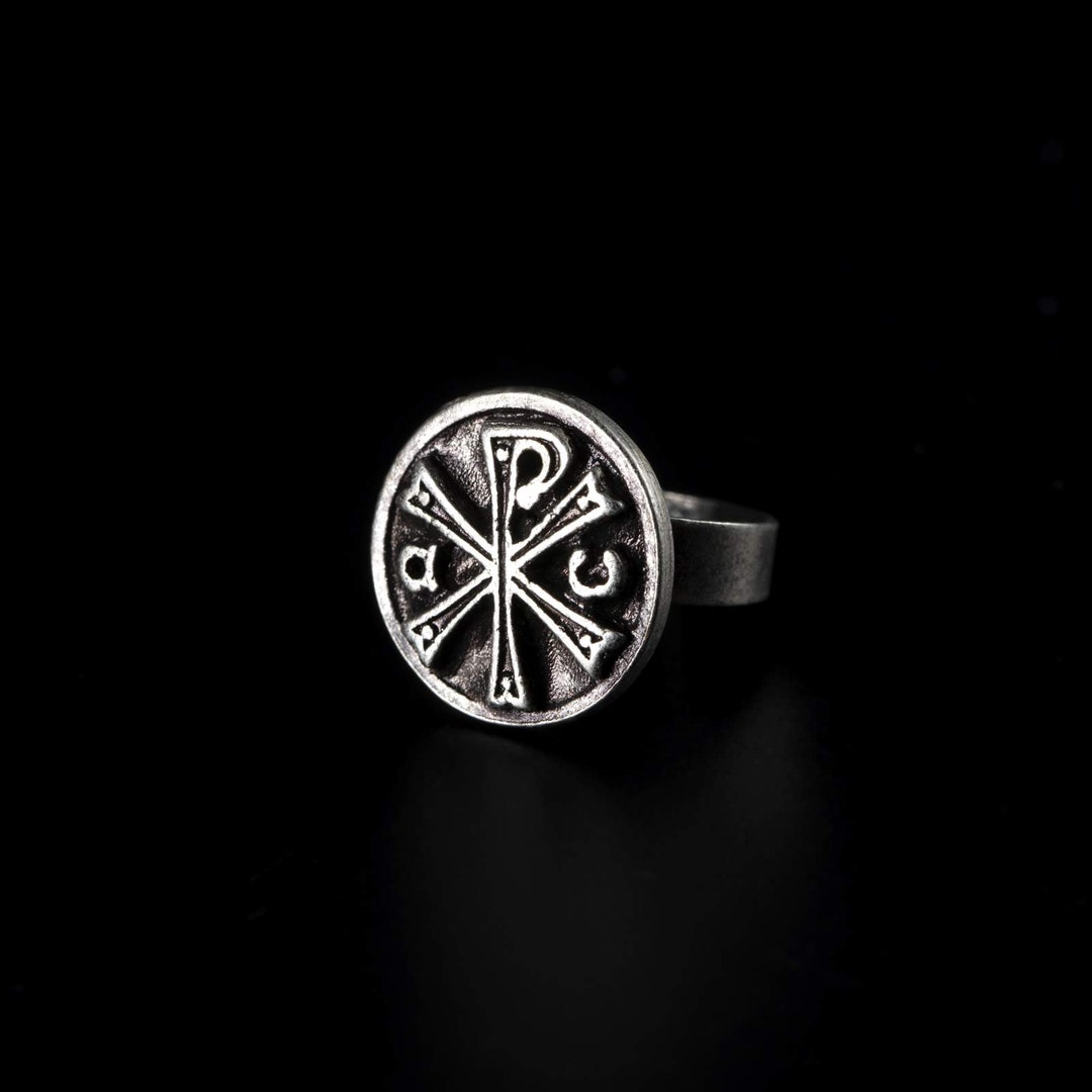 Christogram Ring XP Adjustable Orthodox Gift, Authentic Christian Gift ...