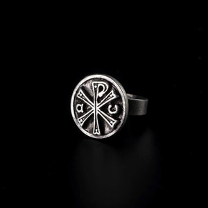 Christogram Ring XP Adjustable Orthodox Gift, Authentic Christian Gift ...