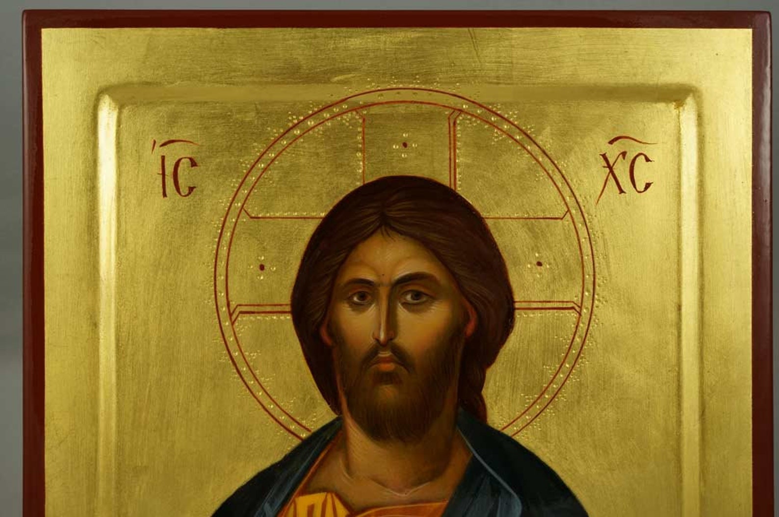 Jesus Christ Pantocrator Hand-painted Icon Byzantine Orthodox Icon MADE ...