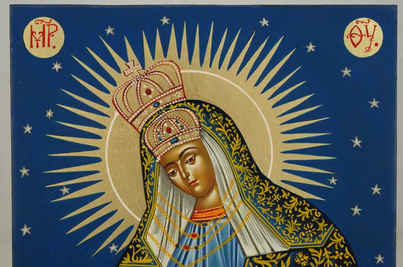 Our Lady of the Gate of Dawn Icon Virgin Mary Ostrobramska | Etsy