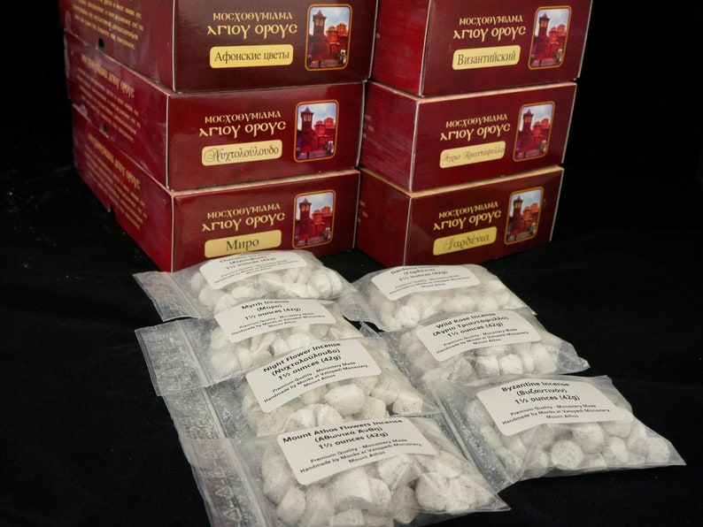 Orthodox Incense Sampler Pack Premium Quality From Vatopedi | Etsy