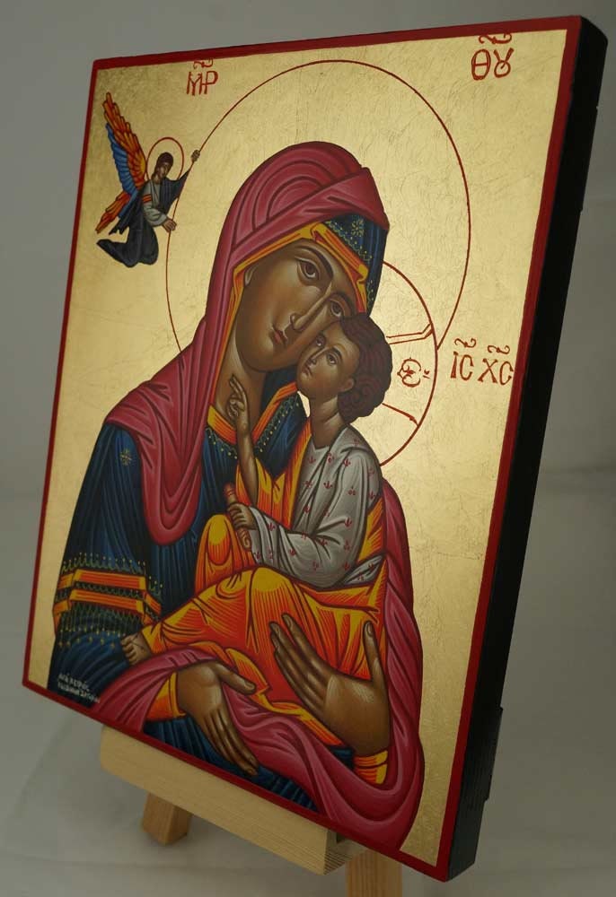Virgin Mary Tenderness Icon Theotokos Tender Mercy Icon - Etsy