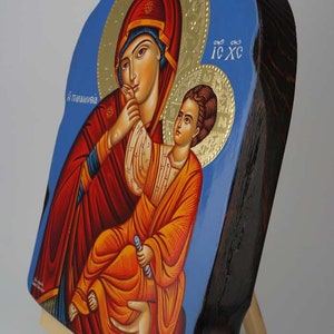 Theotokos Paramythea Icon, Virgin Mary Paramythia Hand-painted Greek ...