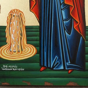 Theotokos Gerontissa Icon: Hand-painted Greek Orthodox Icon on Wood - Etsy