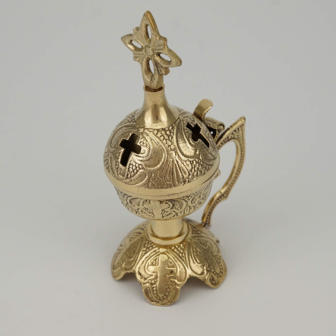 Small Brass Incense Burner Orthodox Censer Prayer Corner - Etsy