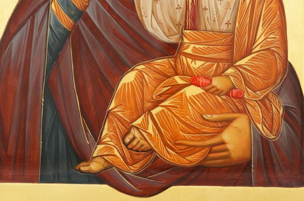 Panagia Paramythia Hand-painted Icon Byzantine Orthodox Icon - Etsy ...