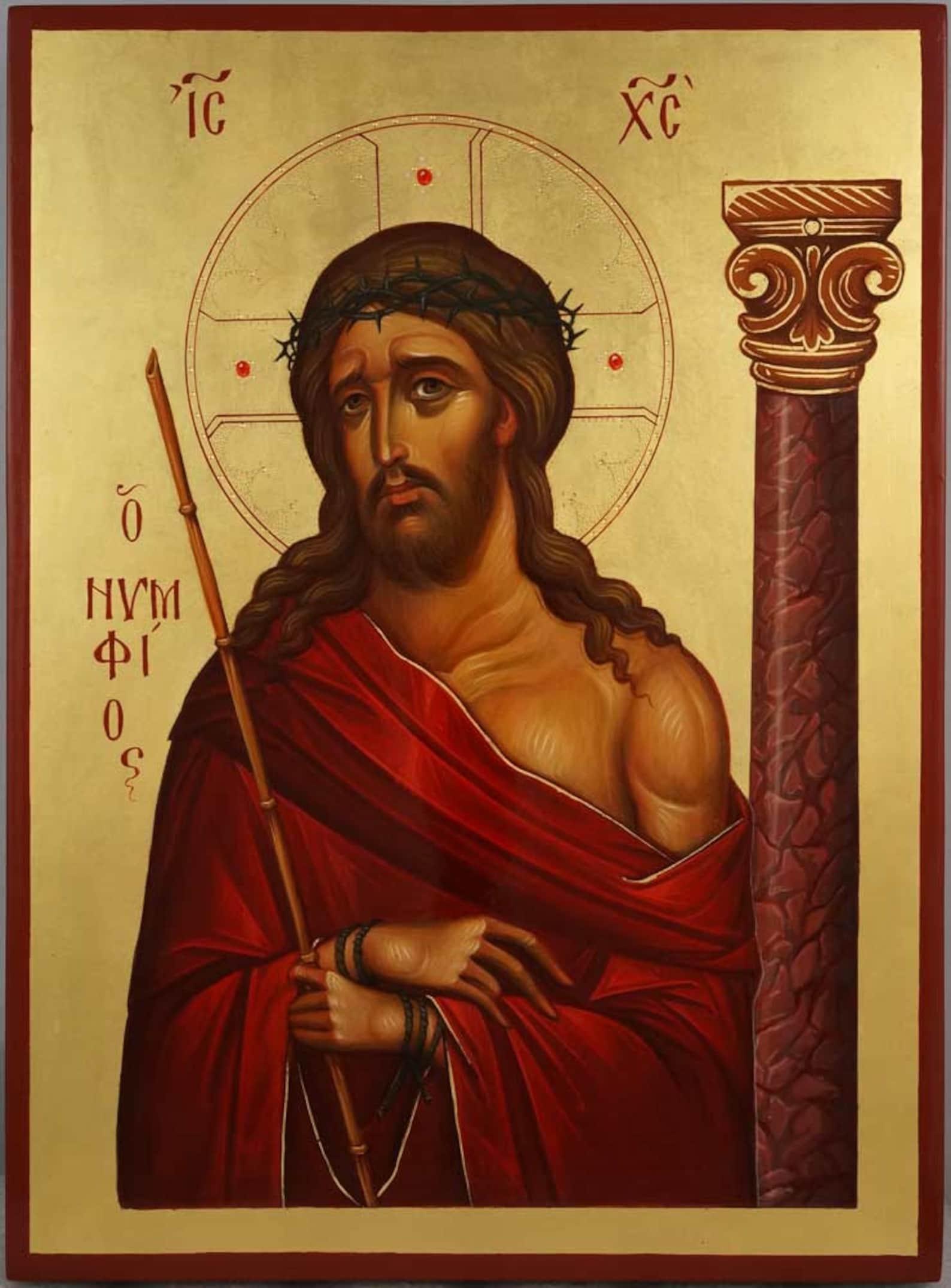 Jesus Christ the Bridegroom Hand-painted Icon Byzantine - Etsy UK