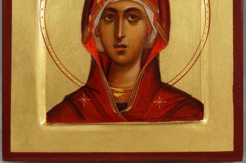 Theotokos Hand-painted Icon Byzantine Orthodox Icon of Virgin | Etsy