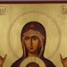 Our Lady of the Sign Hand-painted Icon Byzantine Orthodox Icon of ...