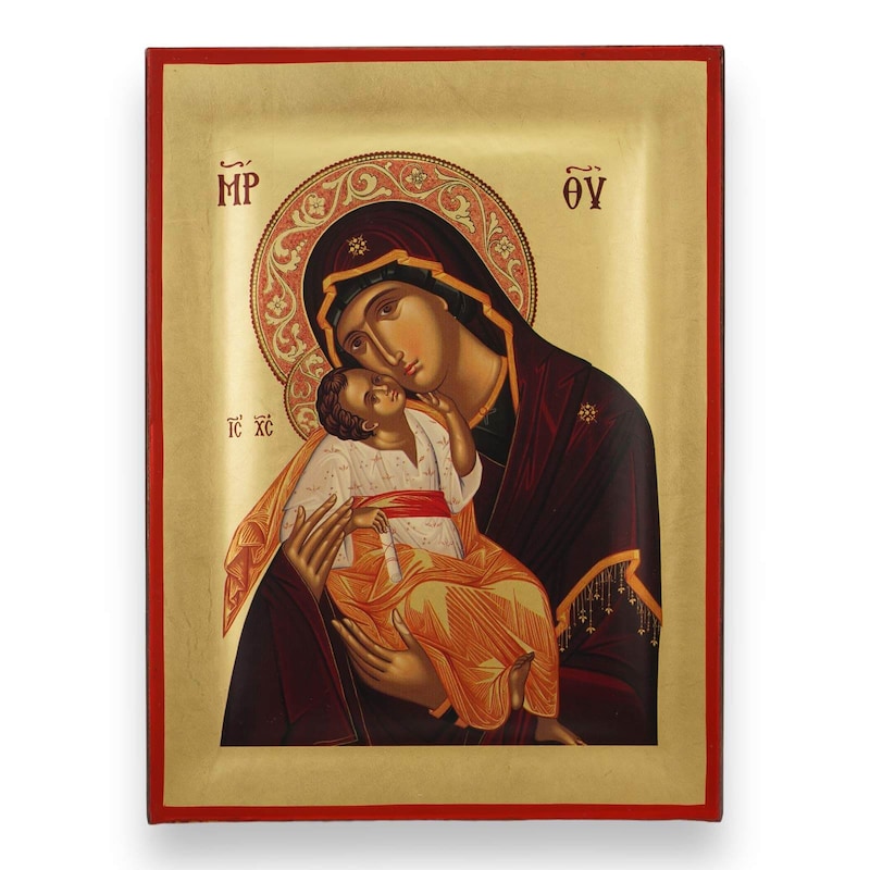 Virgin Mary Icon - Etsy