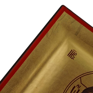 Christ the Teacher Icon Raised Border Christian Orthodox Icon Handmade on Solid Natural Wood ...