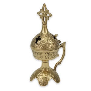 Small Brass Incense Burner Orthodox Censer Prayer Corner - Etsy