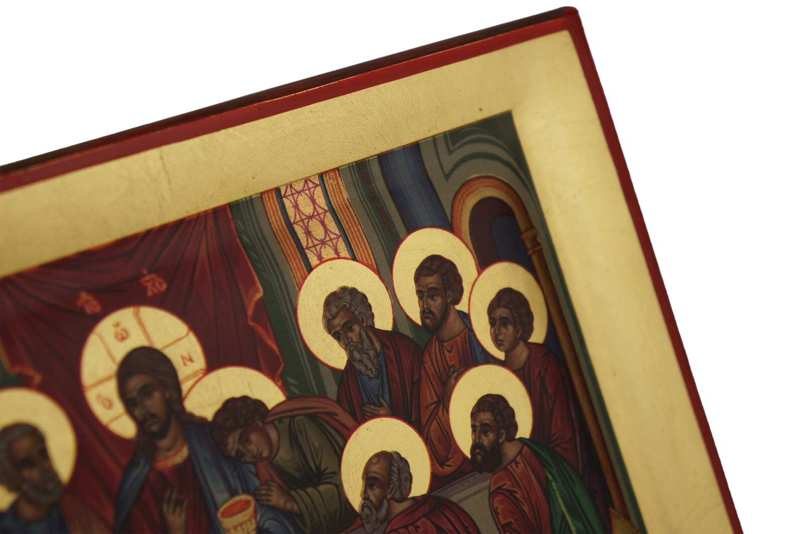 Last Supper Icon - Raised Border Greek Orthodox Icon | Handmade on ...