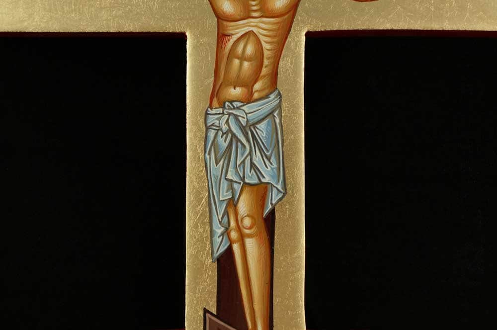 Hand-painted Wall Crucifix Icon Mandylion Holy Face Hand-painted ...