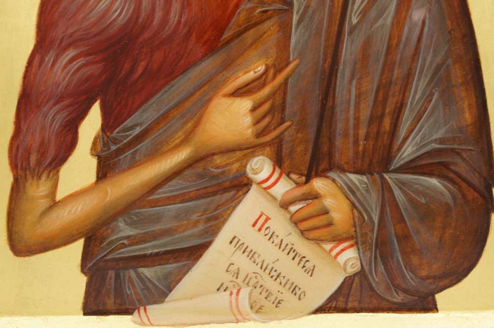 Saint John the Forerunner Hand-painted Icon Byzantine Orthodox - Etsy