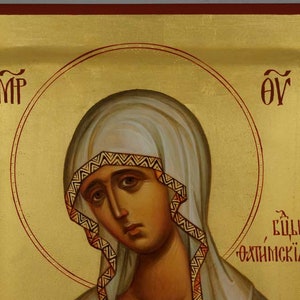 Our Lady of Fatima Icon Hand-painted Byzantine Orthodox Catholic MADE ...