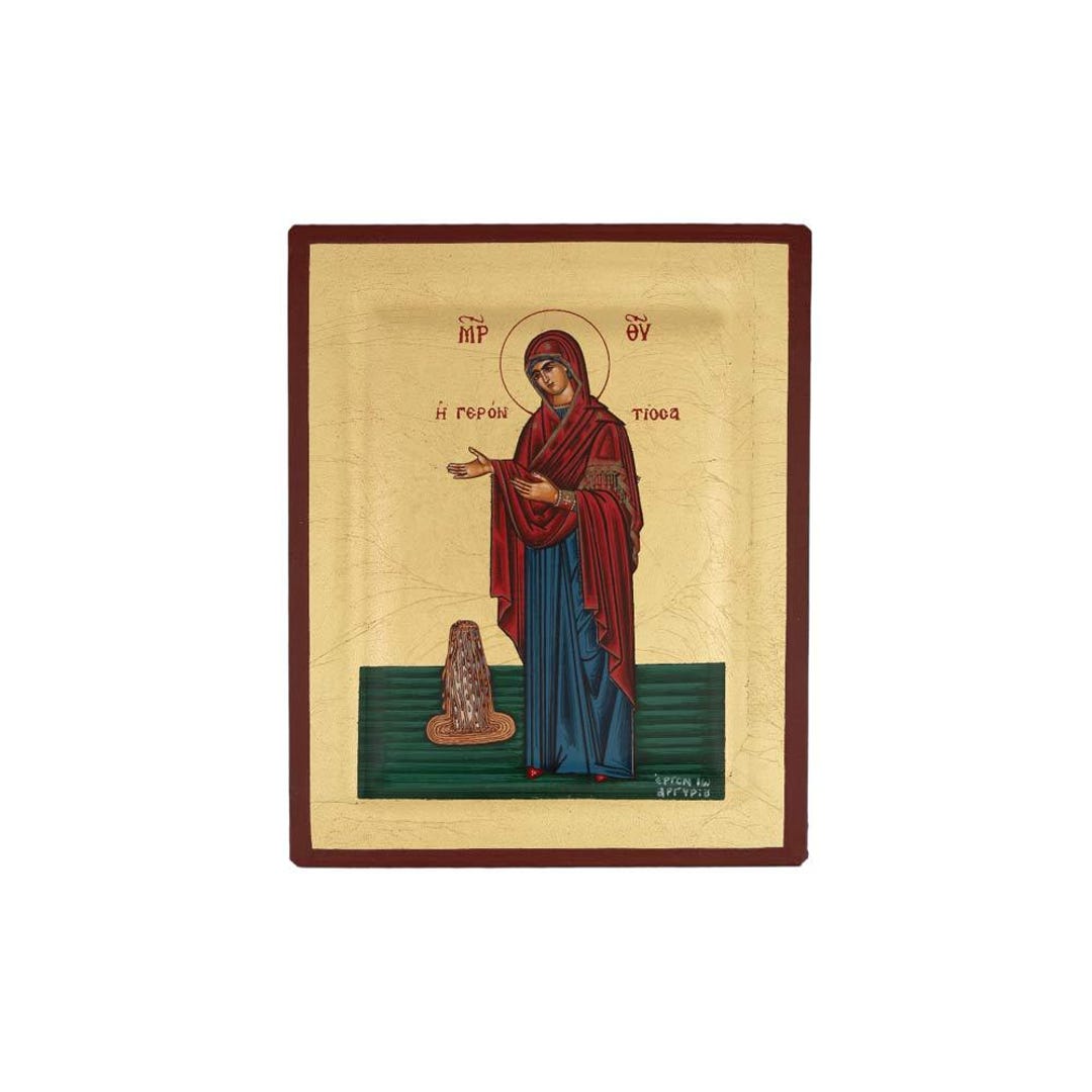 Virgin Mary Gerontissa Icon – Orthodox Icon for Prayer - Etsy Canada