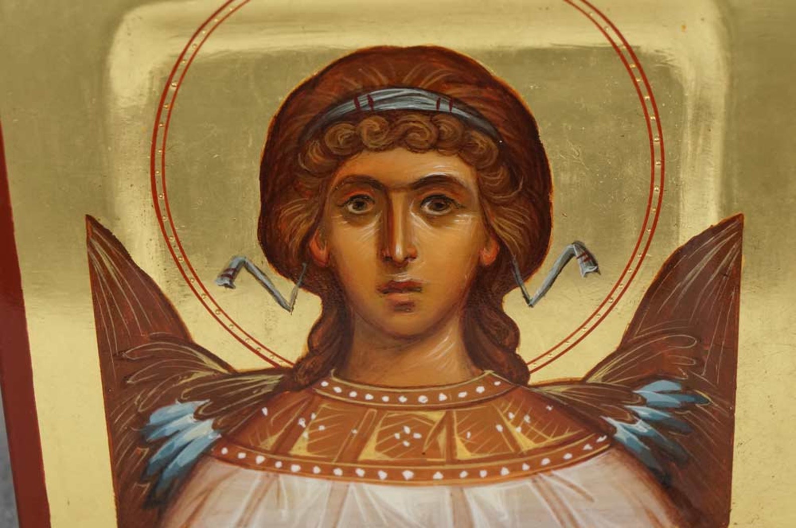 Angel of God Hand-painted Icon Byzantine Orthodox Icon Miniature ...