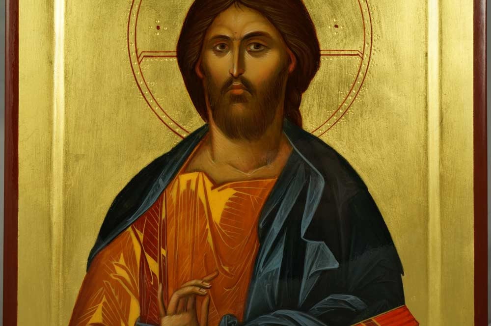 Jesus Christ Pantocrator Hand-painted Icon Byzantine Orthodox Icon MADE ...