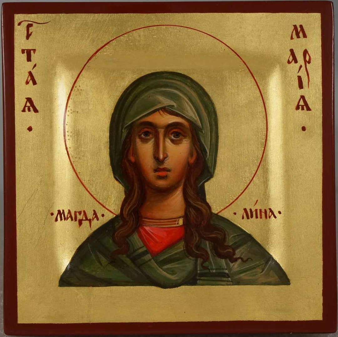 St Mary Magdalene Hand-painted Icon Byzantine Orthodox Icon Miniature ...