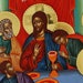 Hand-painted Last Supper Icon: Greek Orthodox Byzantine Art, 24K Gold ...