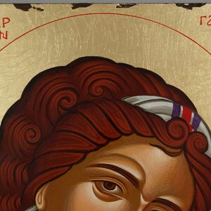 Archangel Gabriel Icon, Hand-painted Greek Orthodox Icon of St Gabriel ...