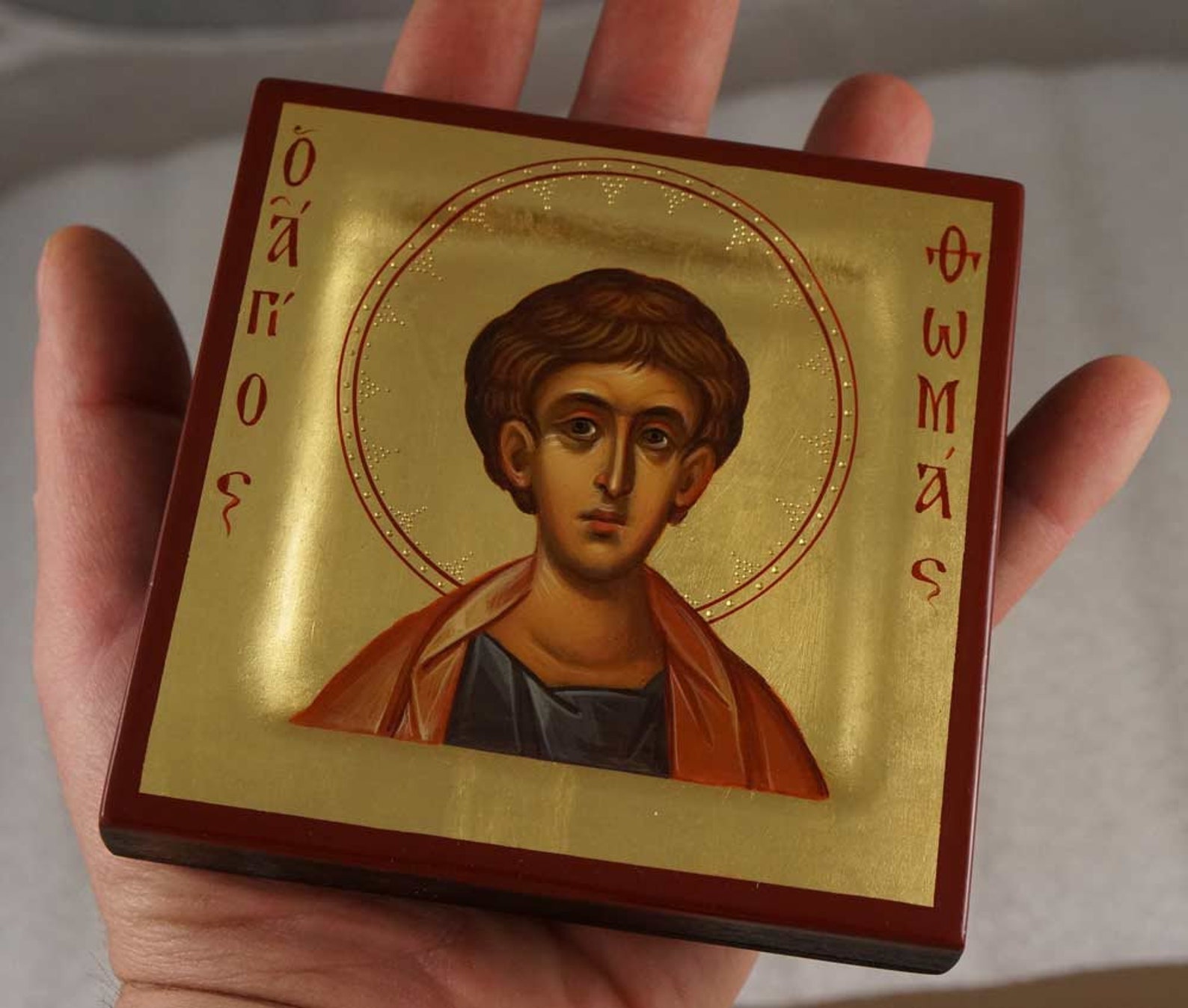 St Saint Thomas the Apostle Hand-painted Icon Byzantine - Etsy