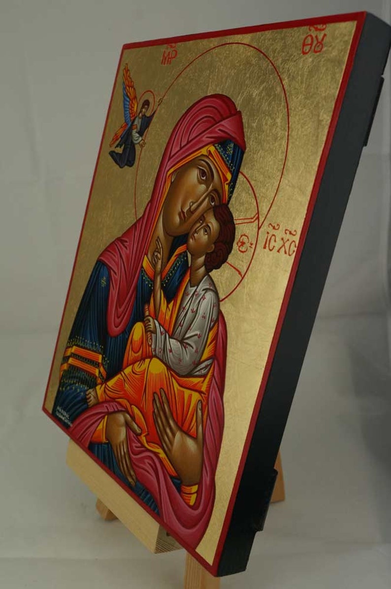 Virgin Mary Tenderness Icon Theotokos Tender Mercy Icon - Etsy