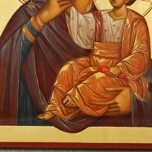 Panagia Paramythia Hand-painted Icon Byzantine Orthodox Icon of ...
