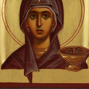 St Paraskevi Hand-painted Icon Byzantine Orthodox Icon of Saint Petka ...