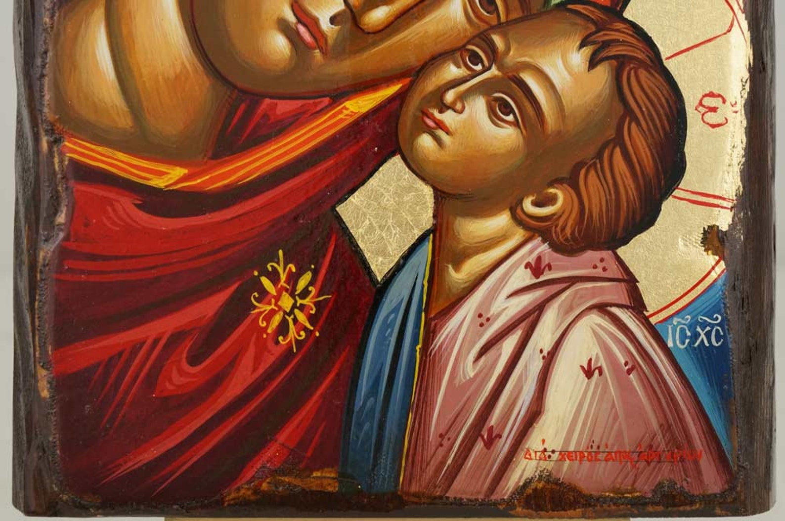 Theotokos Tenderness Hand-Painted Greek Orthodox Icon Virgin | Etsy