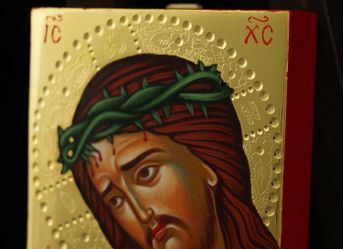 Jesus Christ the Bridegroom Icon, O Nymphios Icon, Hand-painted ...