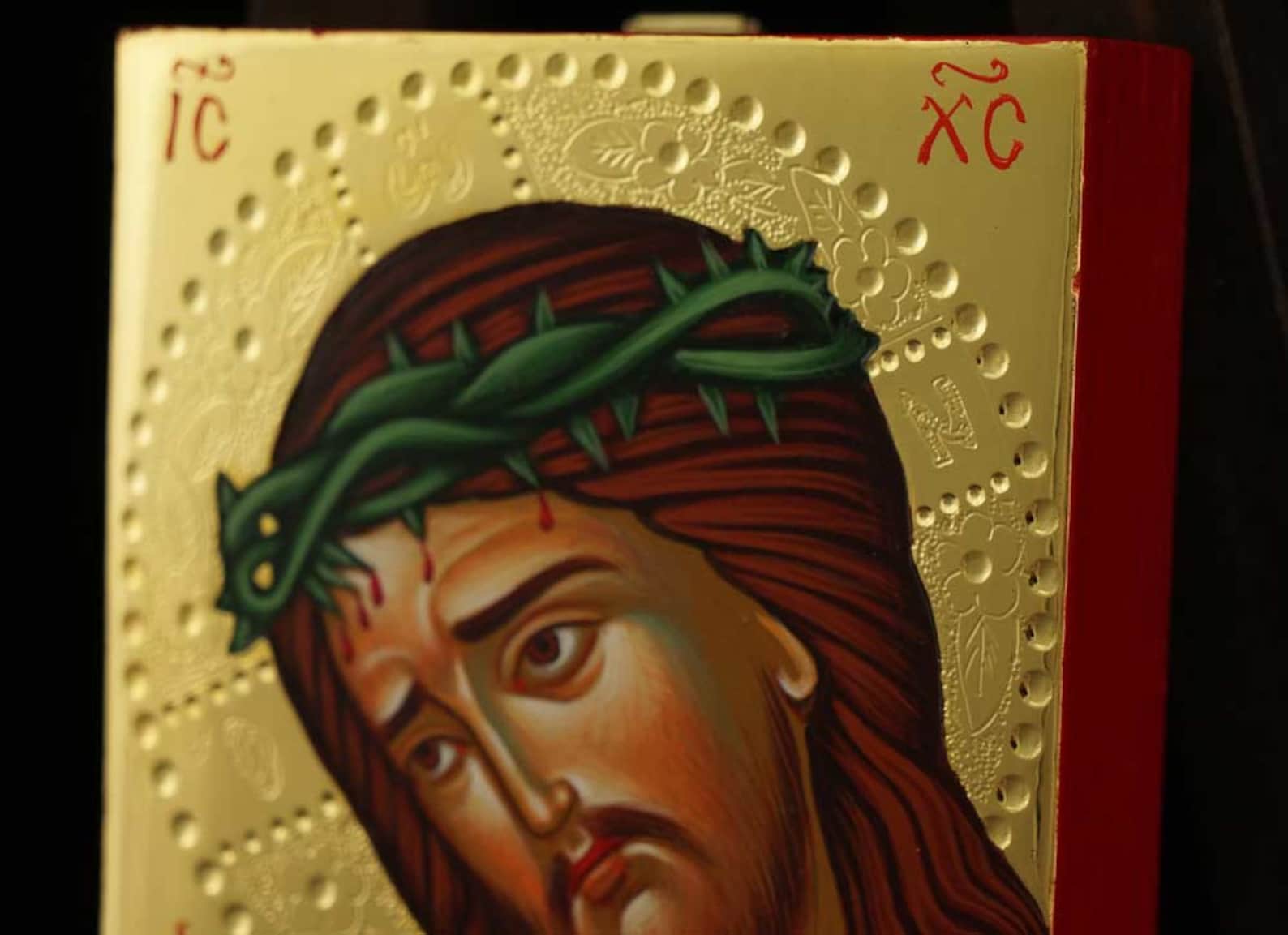 Jesus Christ the Bridegroom Icon, O Nymphios Icon, Hand-painted ...