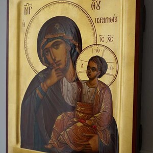 Panagia Paramythia Hand-painted Icon Byzantine Orthodox Icon of ...