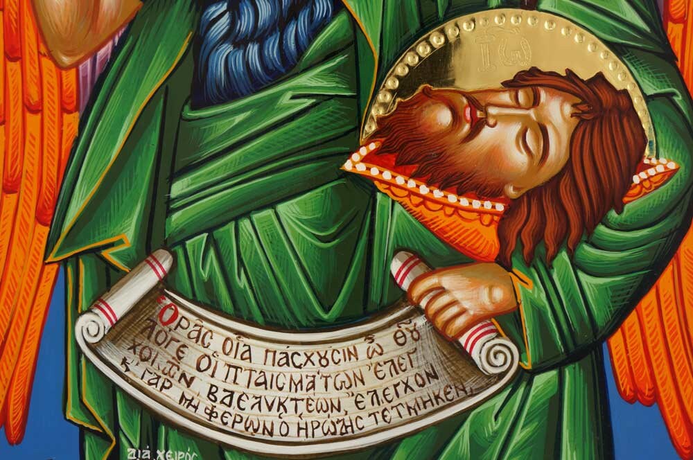 St John the Forerunner Hand-painted Greek Orthodox Icon John - Etsy UK