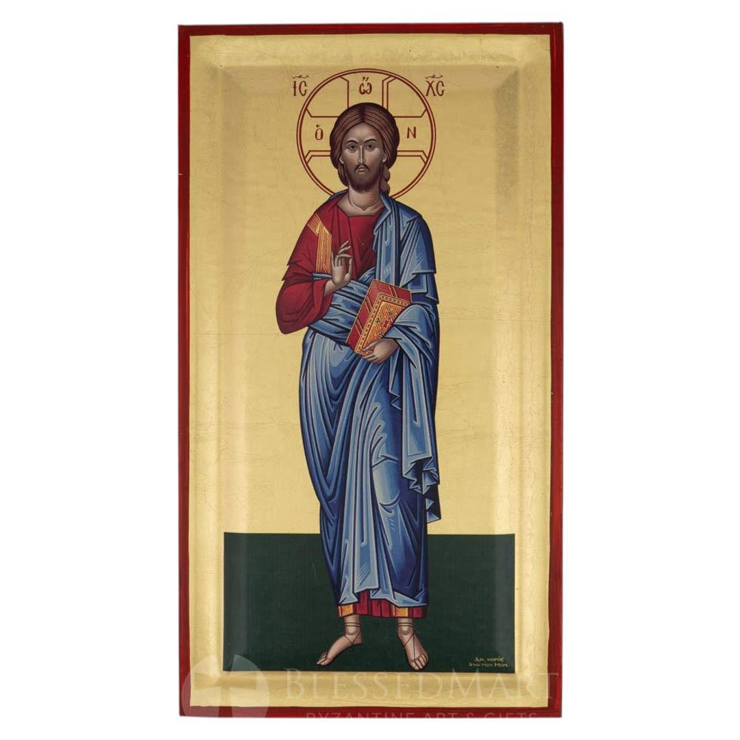 Christ Blessing Icon – Byzantine Icon | Ships Gift Box - Etsy