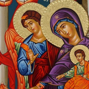 Adoration of the Magi Hand-painted Greek Orthodox Icon, Christian ...