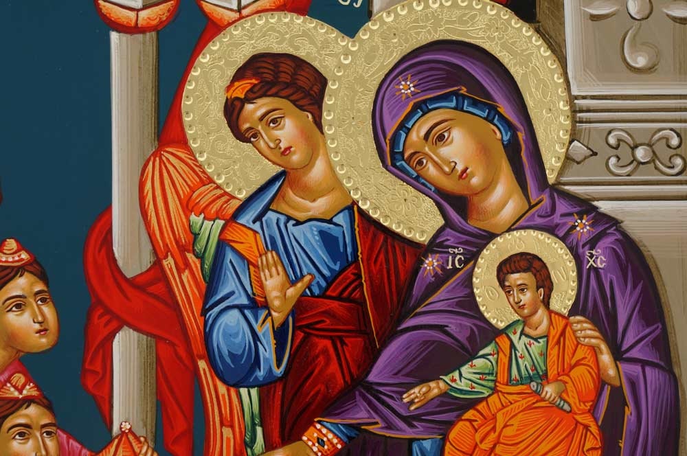 Adoration of the Magi Hand-painted Greek Orthodox Icon, Christian ...