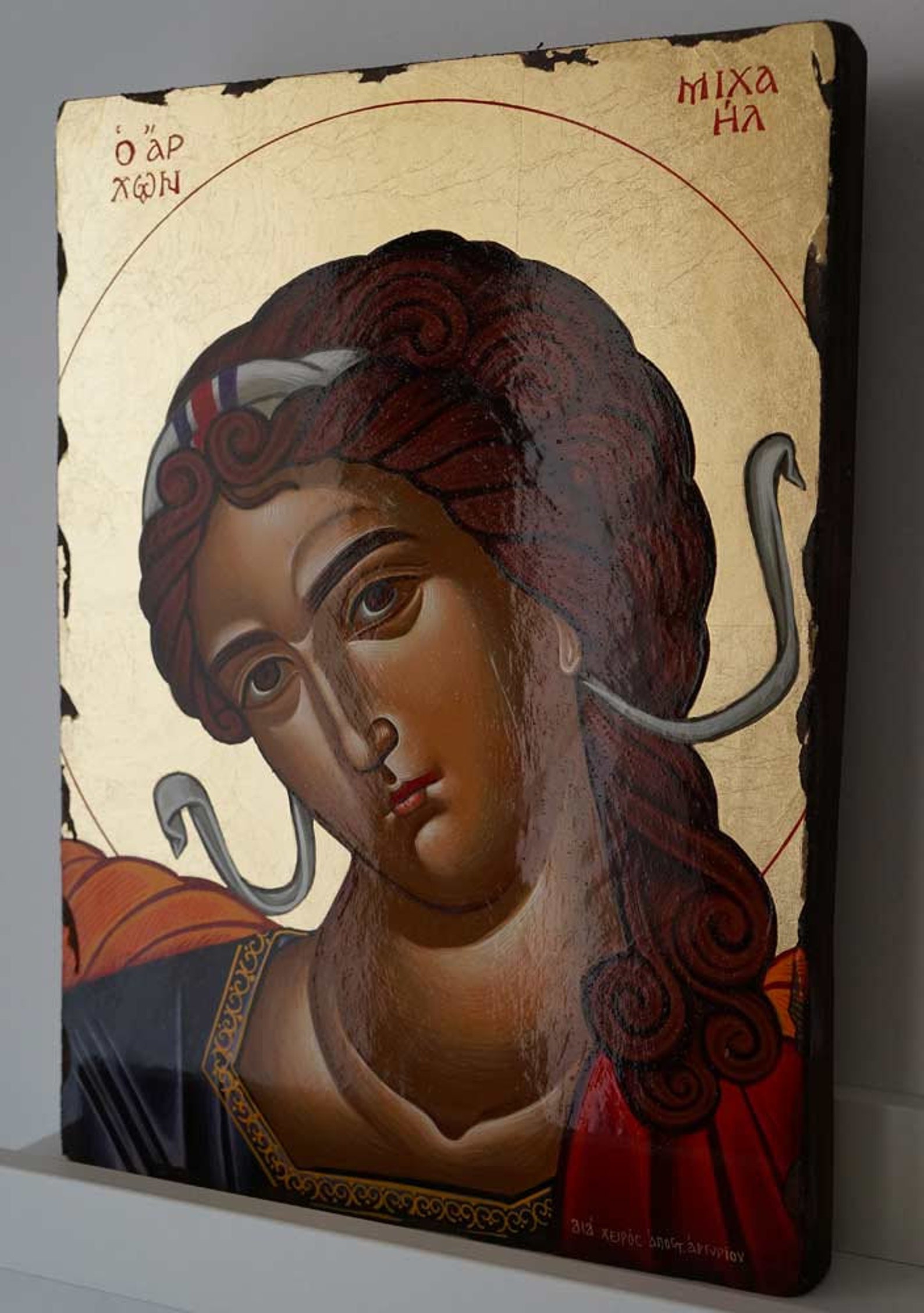 Archangel Michael Icon Hand-Painted Greek Orthodox Icon of St | Etsy
