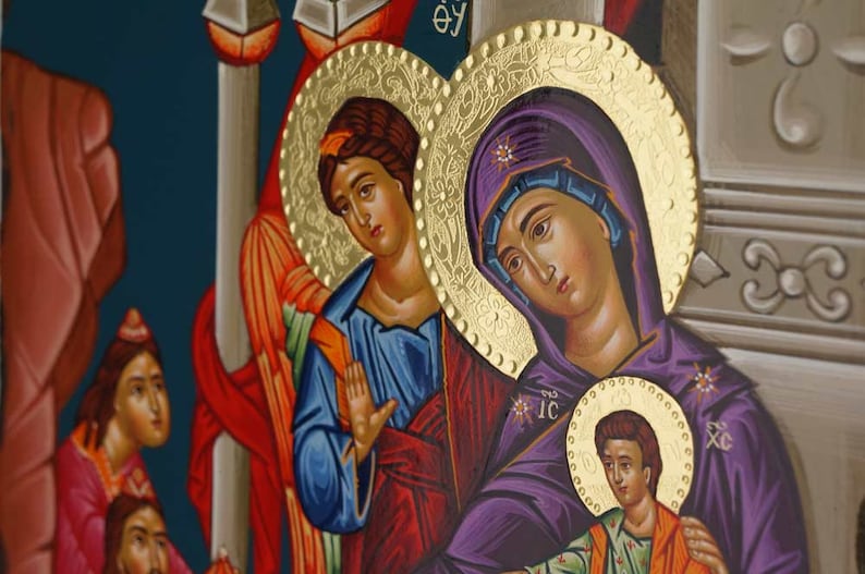 Adoration of the Magi Hand-painted Greek Orthodox Icon | Etsy