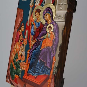 Adoration of the Magi Hand-painted Greek Orthodox Icon, Christian ...